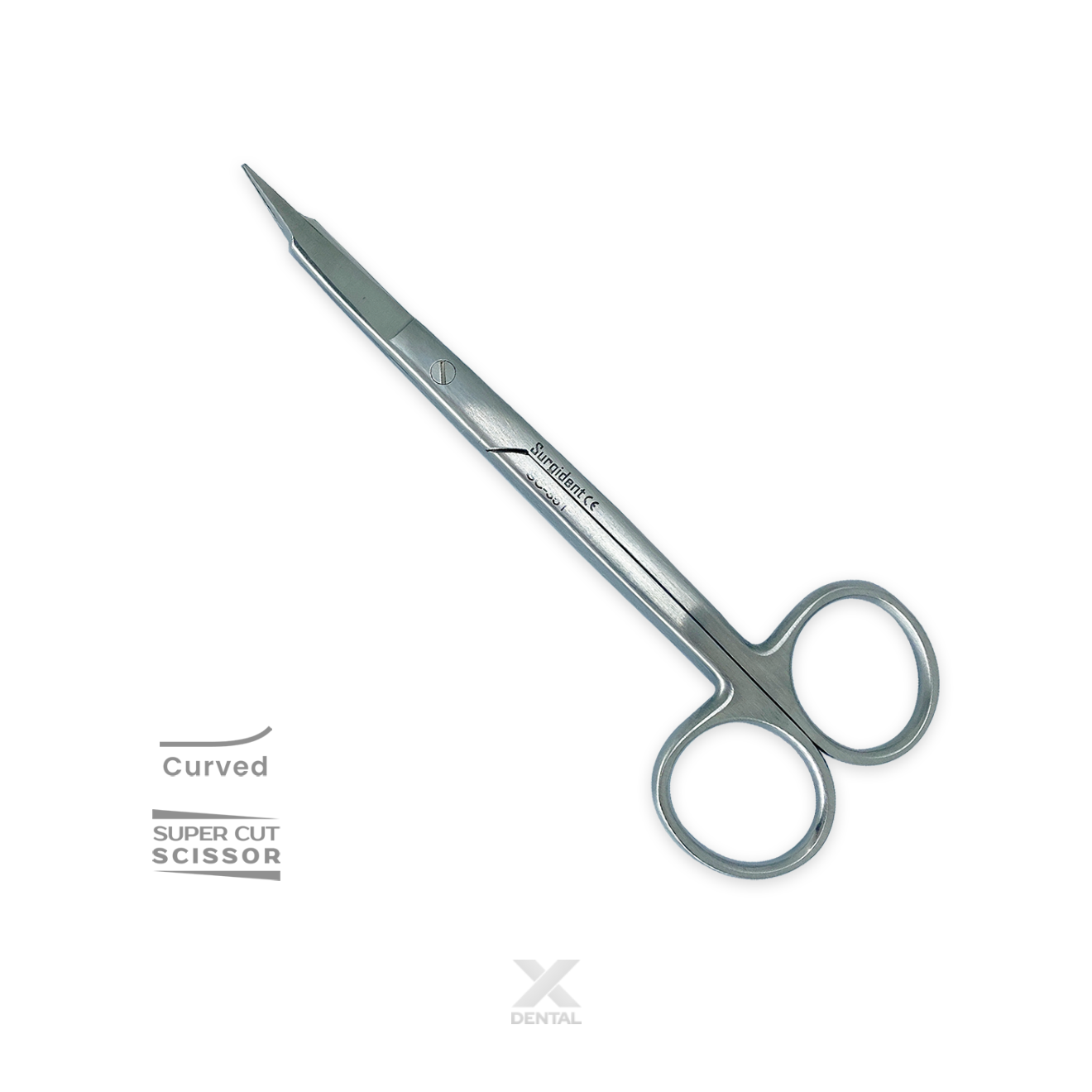 GOLDMAN FOX SCISSORS, CURVED, SUPER CUT, 13CM - SURGIDENT® – X Dental ...